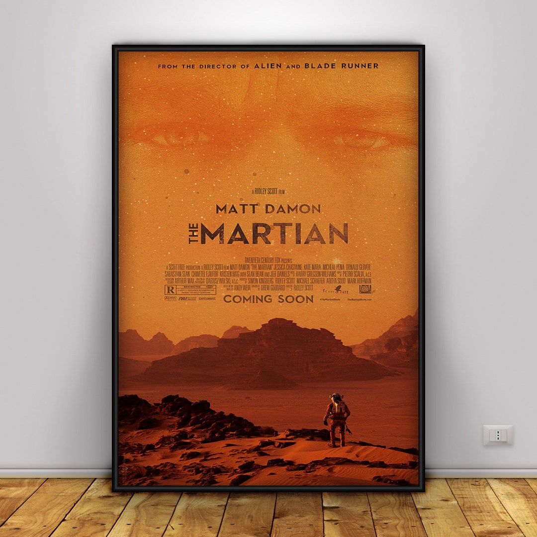 The Martian Poster Wall Art Wall Prints Home Decor Kraft Paper Print ...