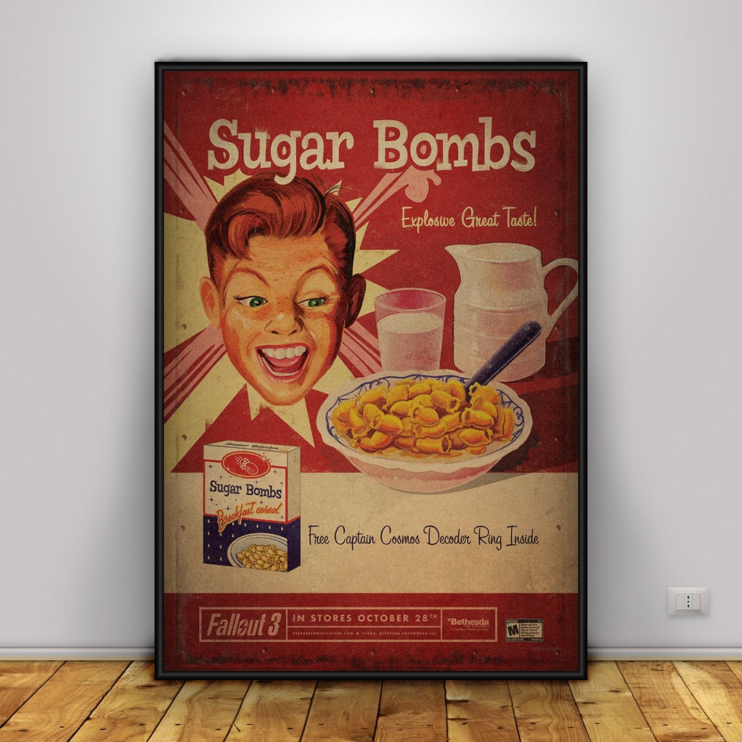 Fallout 3 Ads Game Poster Wall Art Wall Prints Home Decor Kraft Paper ...