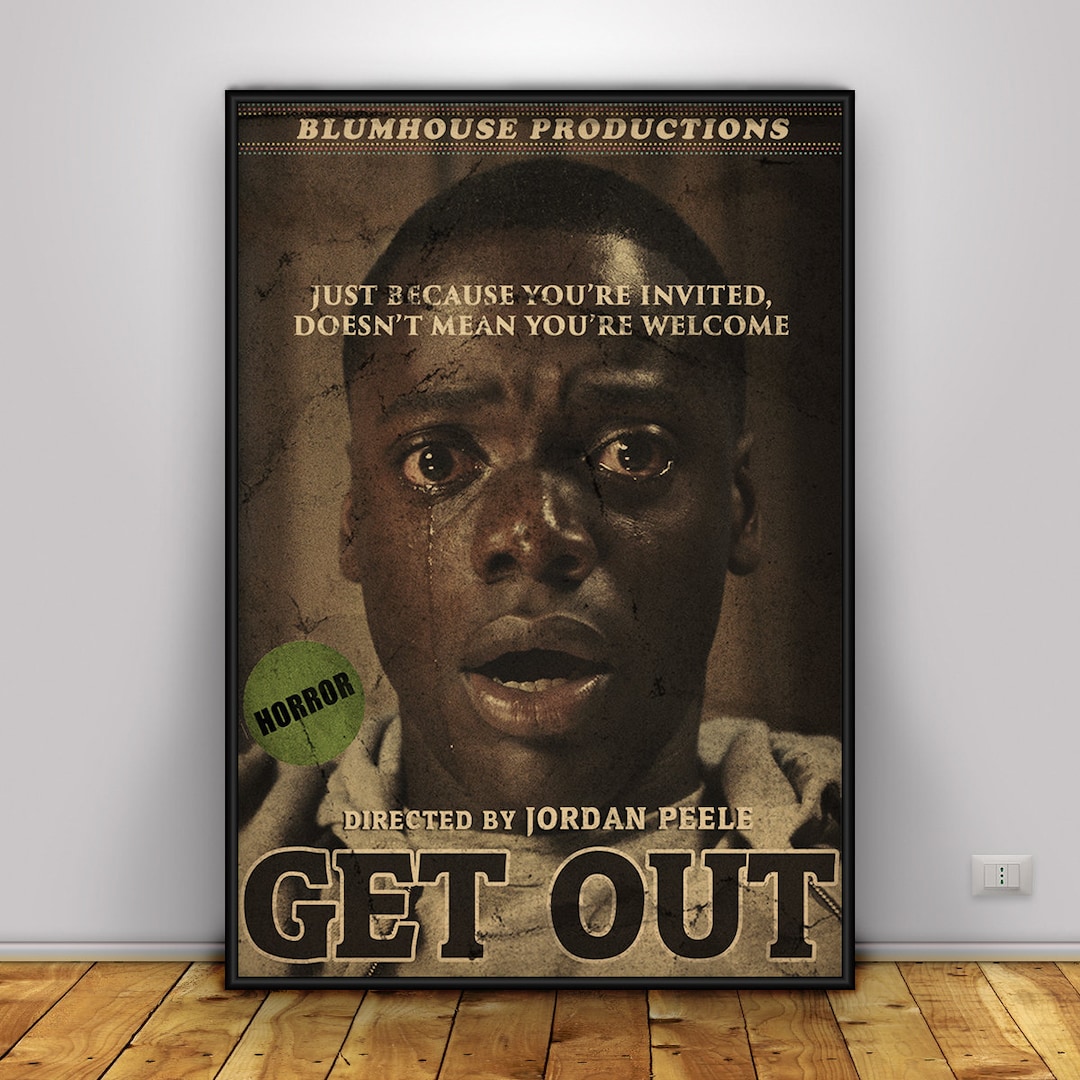 Get Out Poster Wall Art Wall Prints Home Decor Kraft Paper Print Gift ...