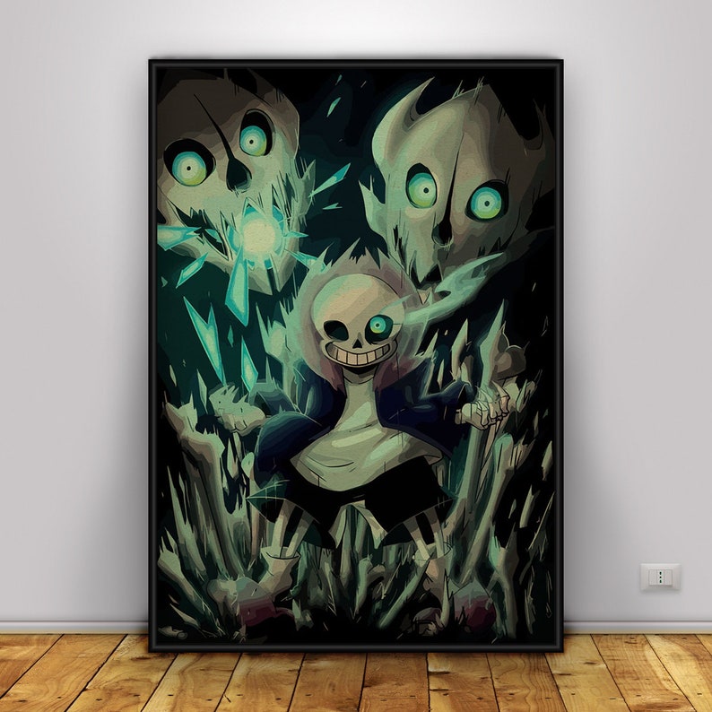 Undertale Game Poster Wall Art Wall Prints Home Decor Kraft Paper Print ...