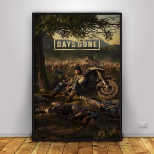 Days Gone Game Poster Wall Art Wall Prints Home Decor Kraft Paper Print ...