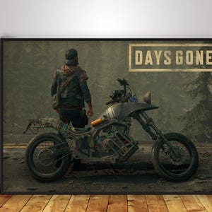 Days Gone Game Poster Wall Art Wall Prints Home Decor Kraft Paper Print ...