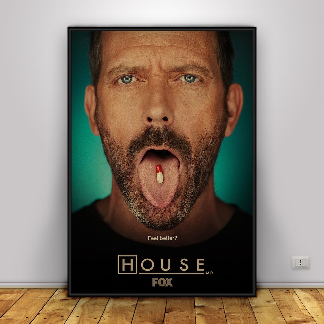 House M.D. Poster Wall Art Wall Prints Home Decor Kraft Paper Print ...