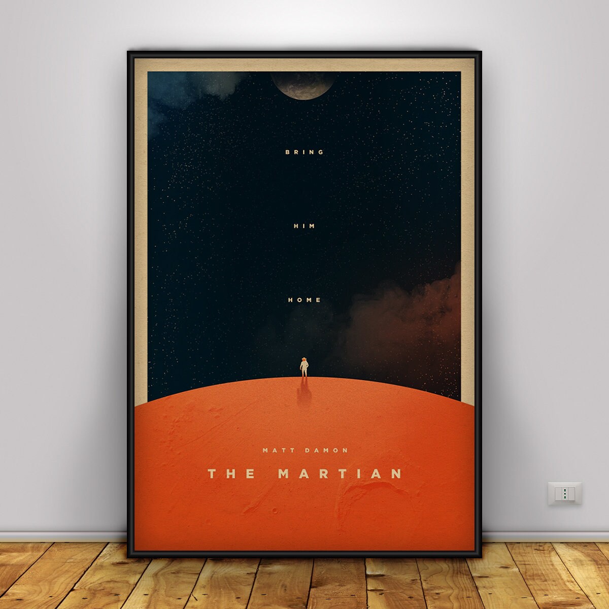The Martian Poster Wall Art Wall Prints Home Decor Kraft Paper Print ...