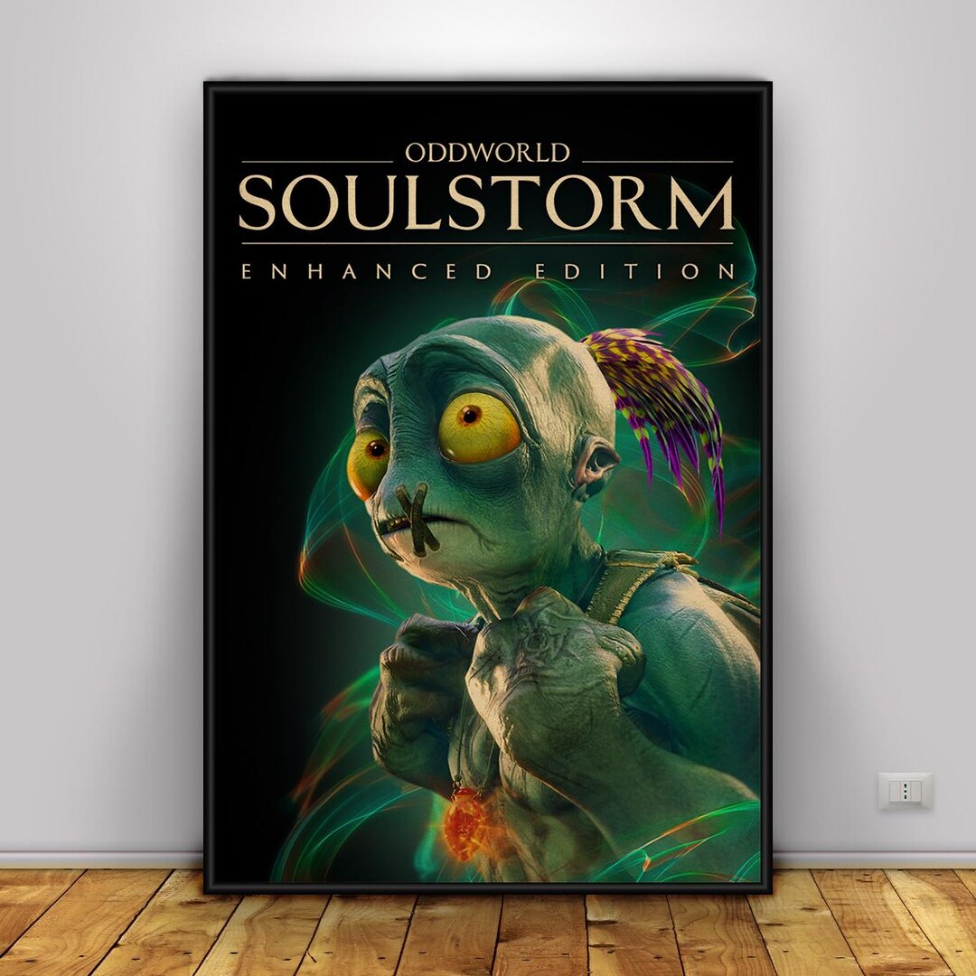 Oddworld Soulstorm Game Poster Wall Art Wall Prints Home Decor Kraft ...