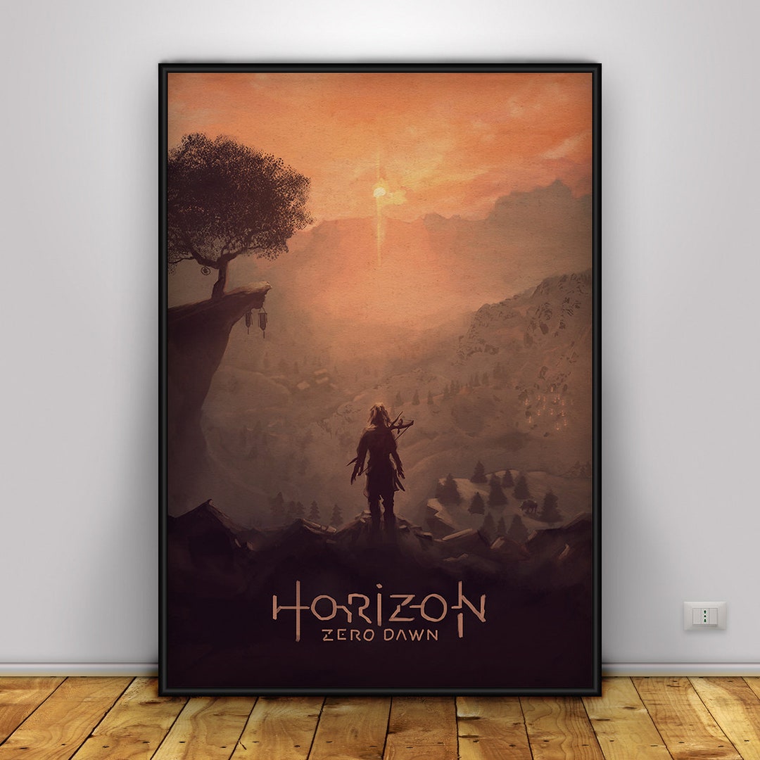 Horizon Zero Dawn Game Poster Wall Art Wall Prints Home Decor Kraft ...