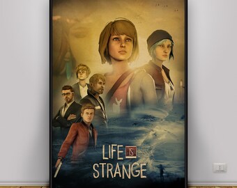 Life is Strange Poster, Kraft Paper Print, Arcadia Bay & Max Caulfield ...