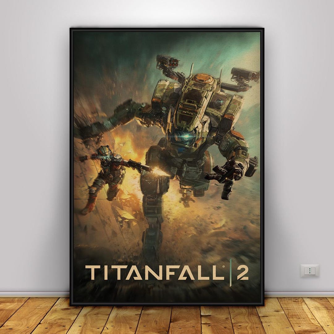 Titanfall Game Poster Wall Art Wall Prints Home Decor Kraft Paper Print ...