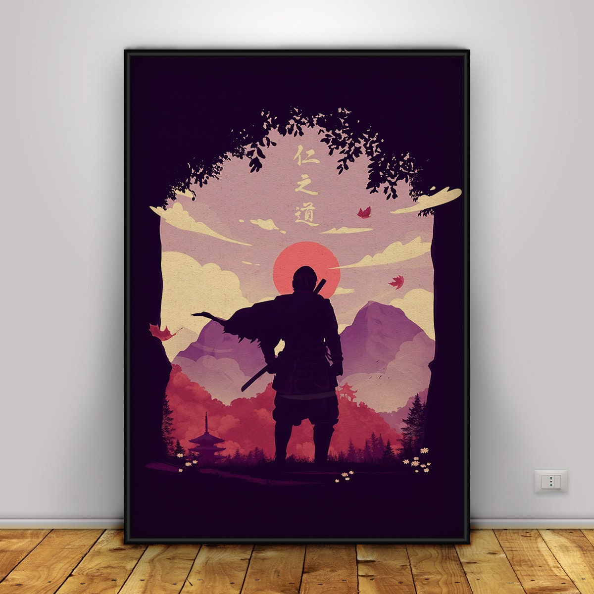 Ghost of Tsushima Game Poster Wall Art Wall Prints Home Decor Kraft ...