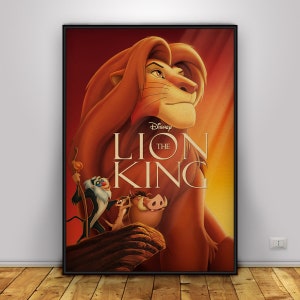 The Lion King Poster Wall Art Wall Prints Home Decor Kraft Paper Print ...