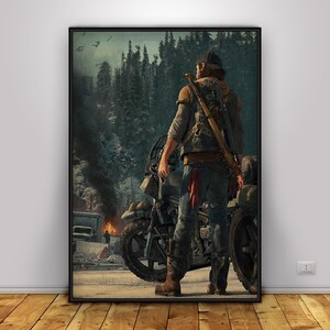 Days Gone Game Poster Wall Art Wall Prints Home Decor Kraft Paper Print ...