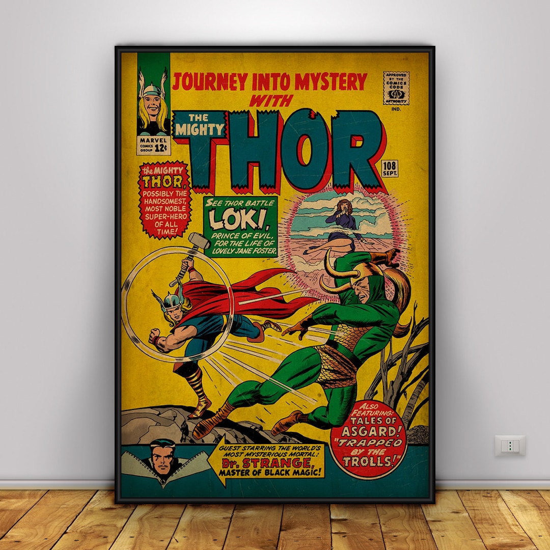 Old Marvel Movie Comic Book Coversposter Wall Art Wall Prints Home ...