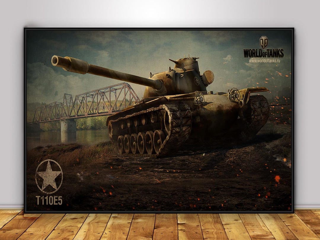 World of Tanks Game Poster Wall Art Wall Prints Home Decor Kraft Paper ...