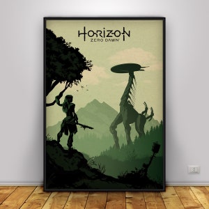 Horizon Zero Dawn Game Poster Wall Art Wall Prints Home Decor Kraft ...