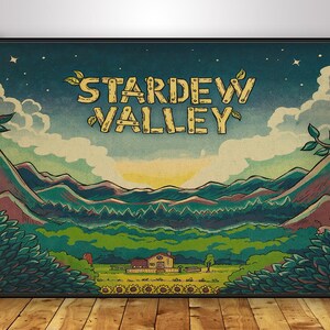 Stardew Valley Game Poster Wall Art Wall Prints Home Decor Kraft Paper ...