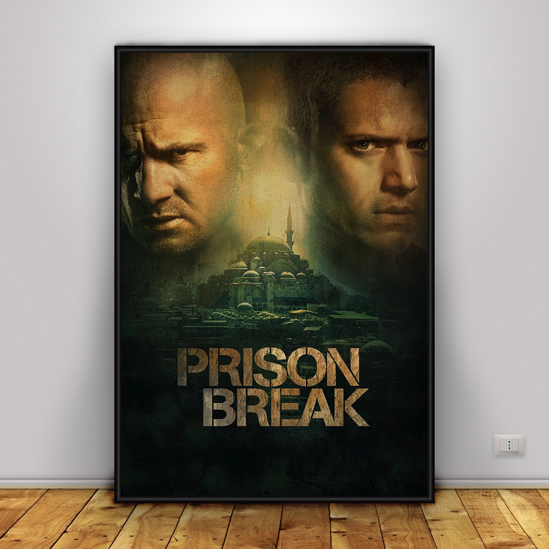 Prison Break Poster Wall Art Wall Prints Home Decor Kraft Paper Print ...