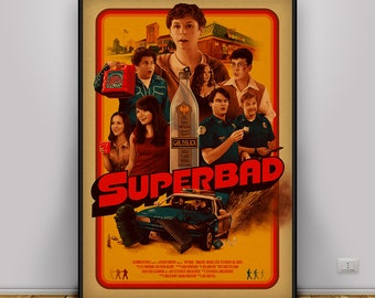 Pixel Art Superbad Poster - Etsy