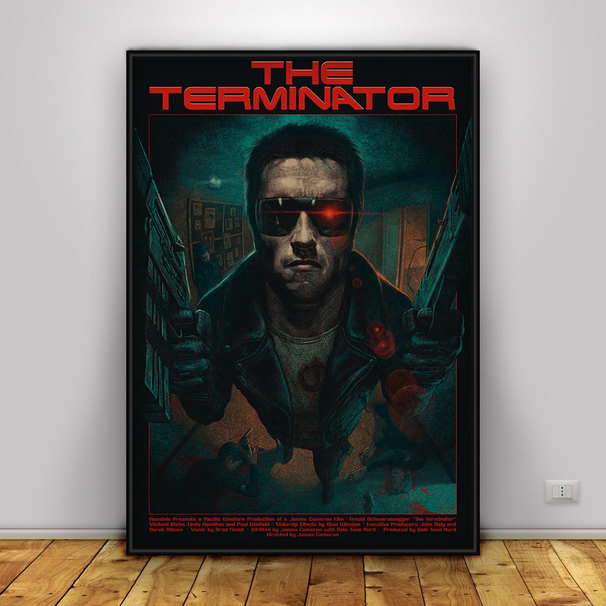 The Terminator Poster Wall Art Wall Prints Home Decor Kraft Paper Print ...