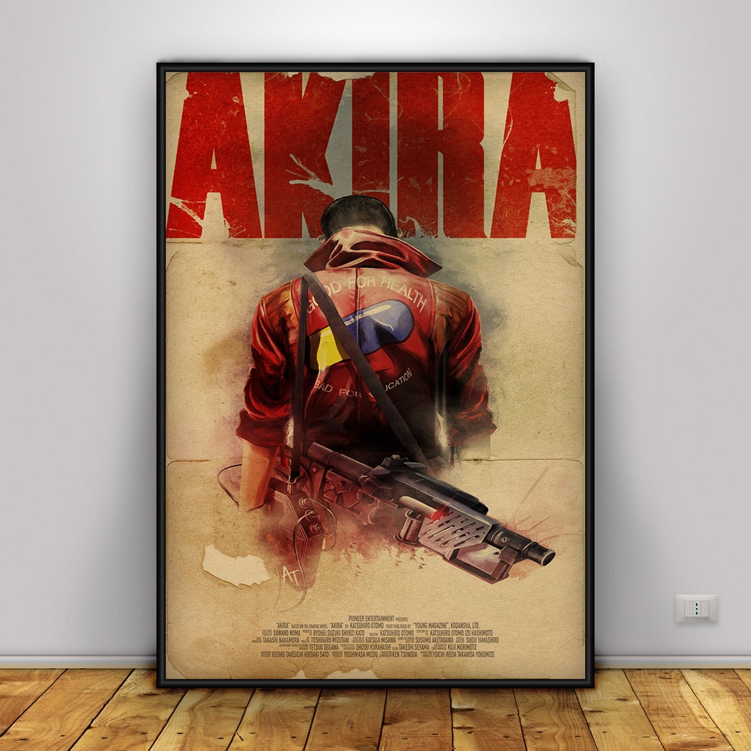 Akira Poster Wall Art Wall Prints Home Decor Kraft Paper Print Gift ...