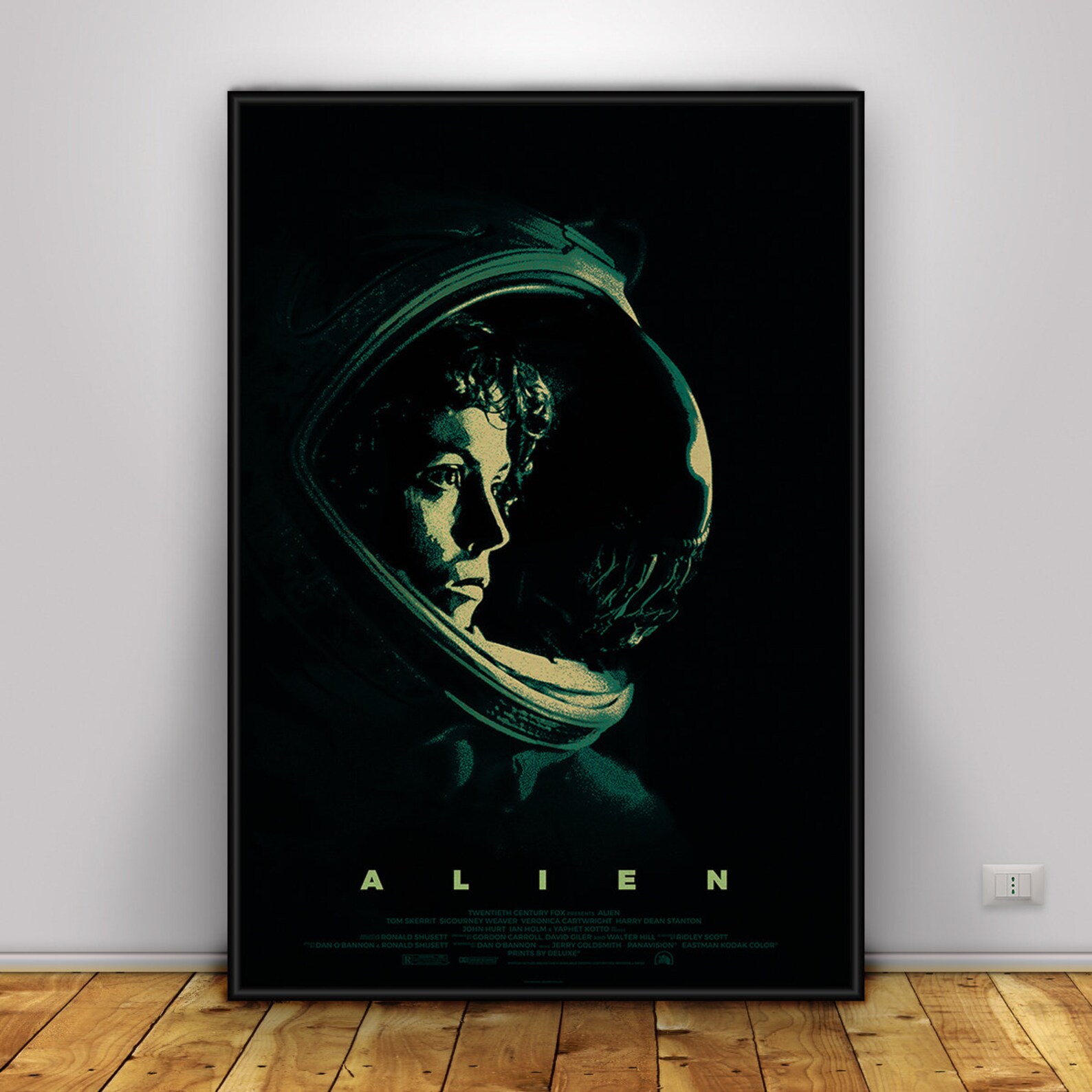 Alien Poster Wall Art Wall Prints Home Decor Kraft Paper Print Gift ...