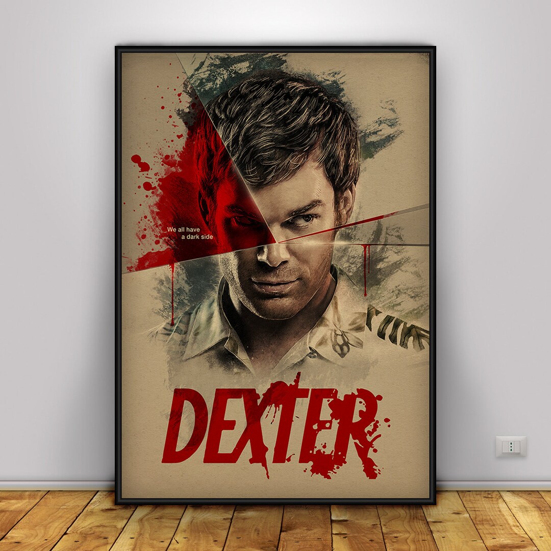Dexter Poster Wall Art Wall Prints Home Decor Kraft Paper Print Gift ...
