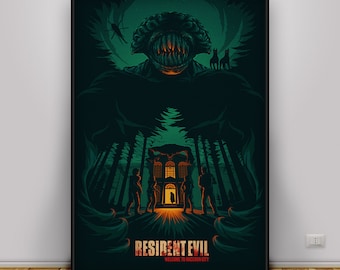 Resident Evil Poster Wall Art Wall Prints Home Decor Classic Matte ...