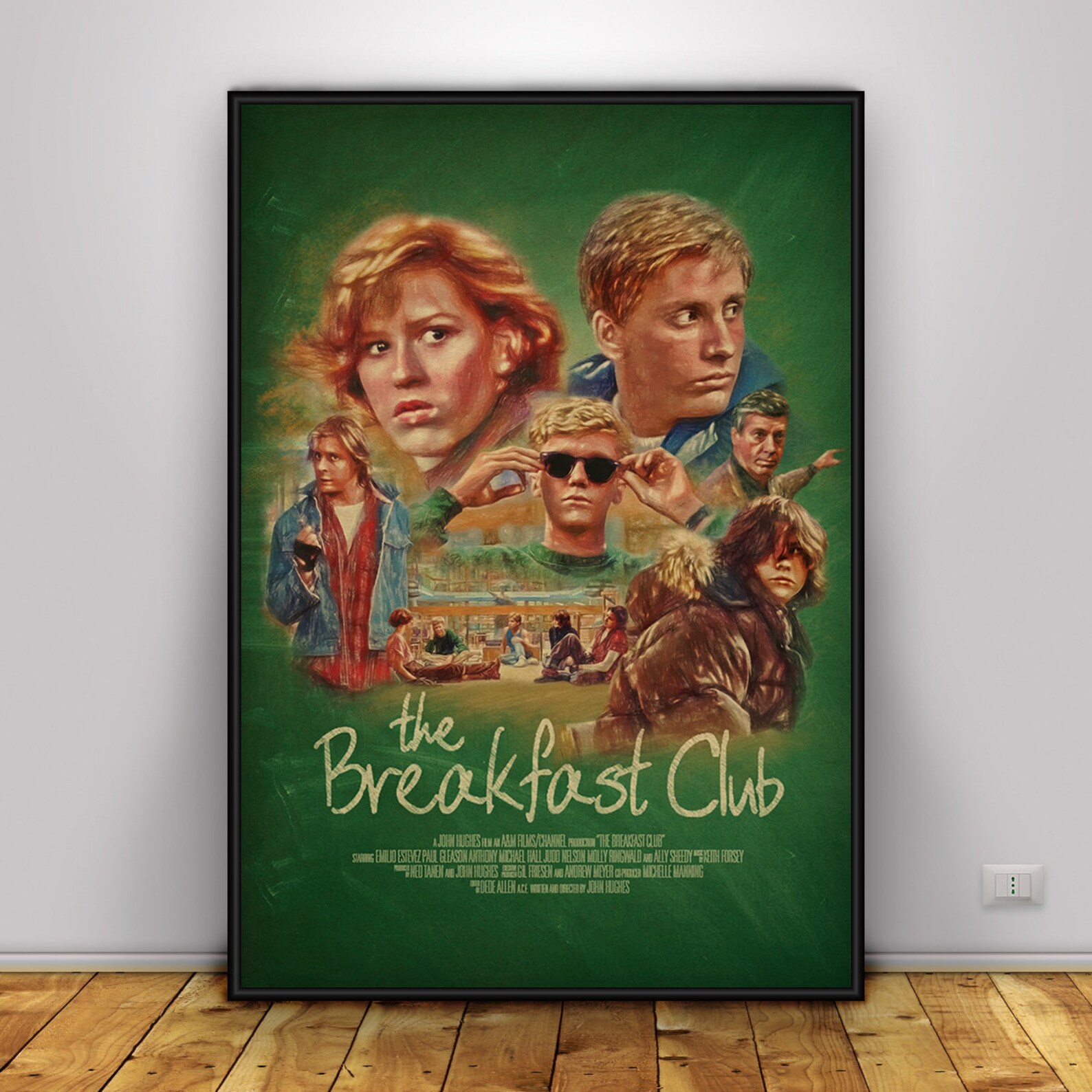 The Breakfast Club Poster Wall Art Wall Prints Home Decor Kraft Paper ...