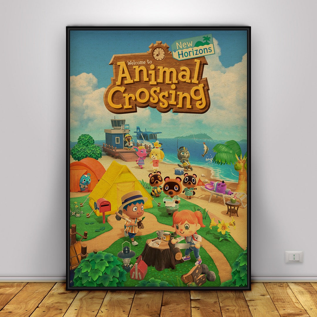 Animal Crossing Game Poster Wall Art Wall Prints Home Decor Kraft Paper ...