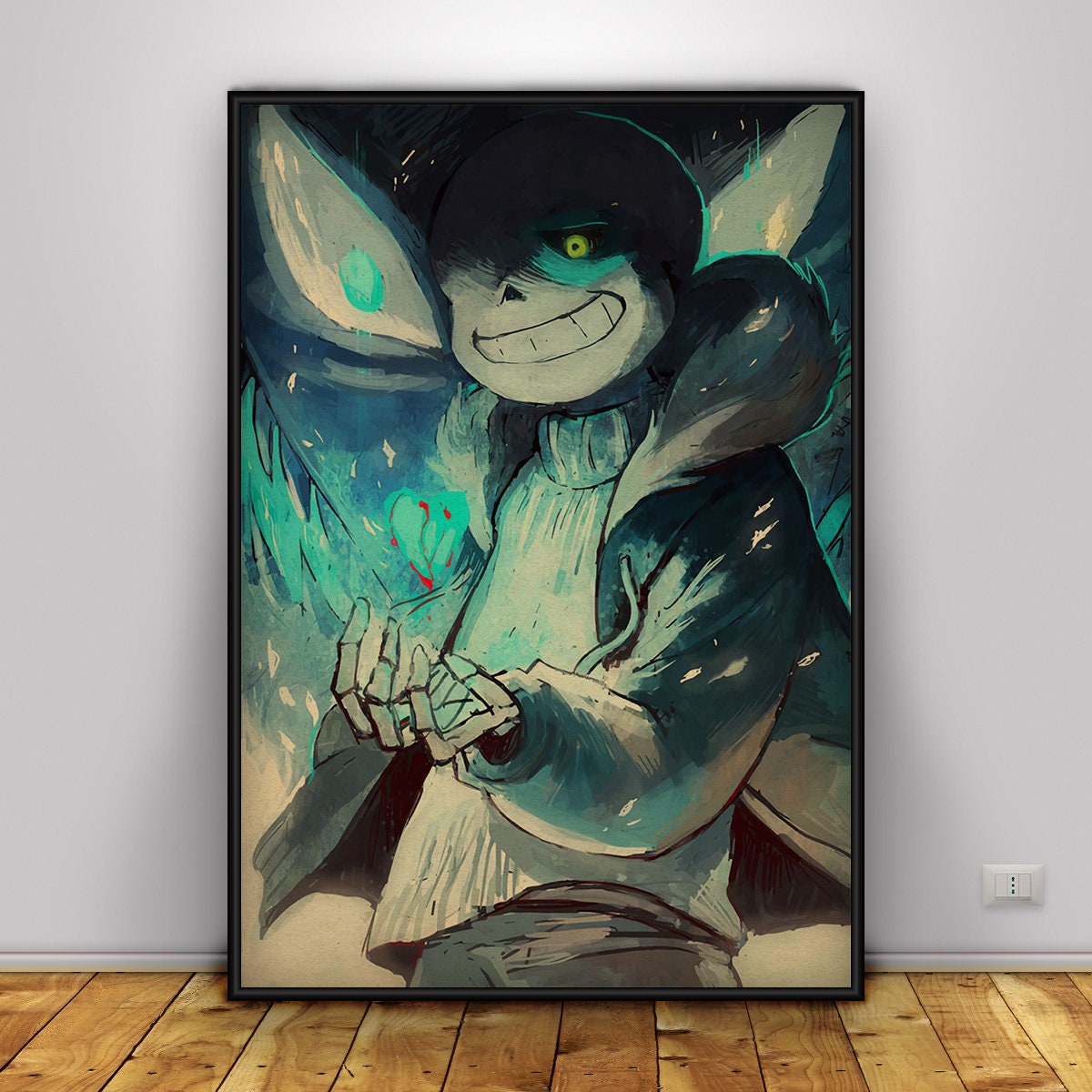 Undertale Game Poster Wall Art Wall Prints Home Decor Kraft Paper Print ...