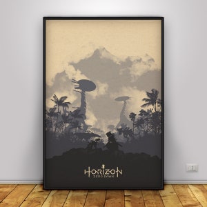 Horizon Zero Dawn Game Poster Wall Art Wall Prints Home Decor Kraft ...