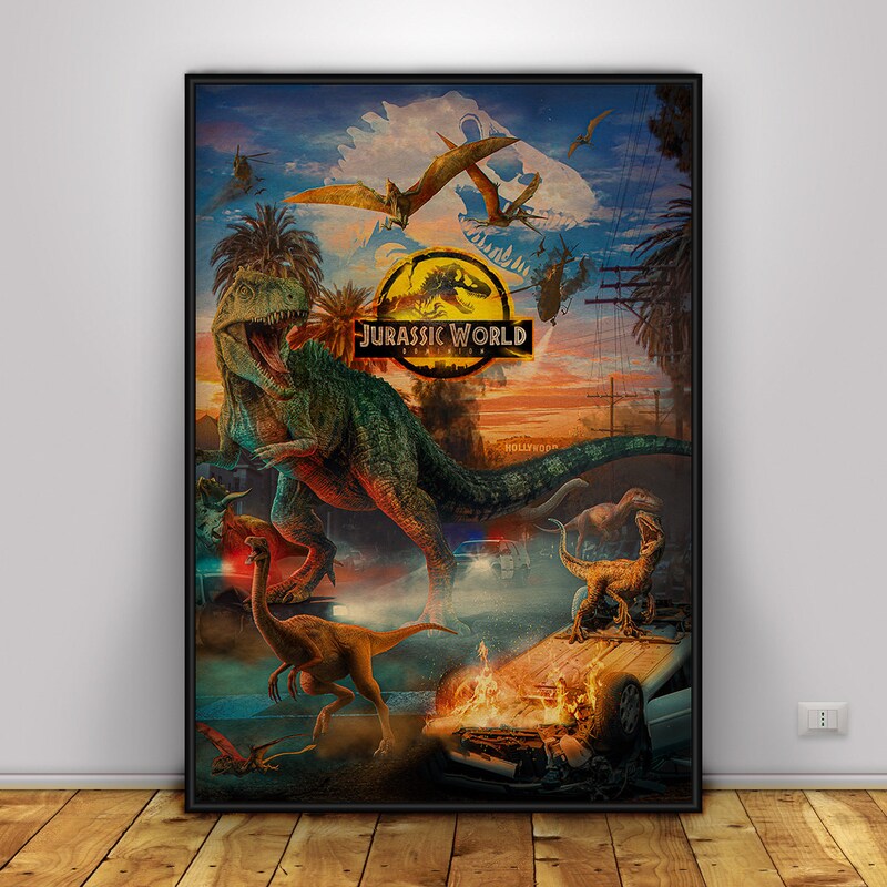 Jurassic World Poster - Etsy