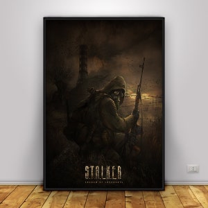 Stalker Game Poster Wall Art Wall Prints Home Decor Kraft Paper Print ...