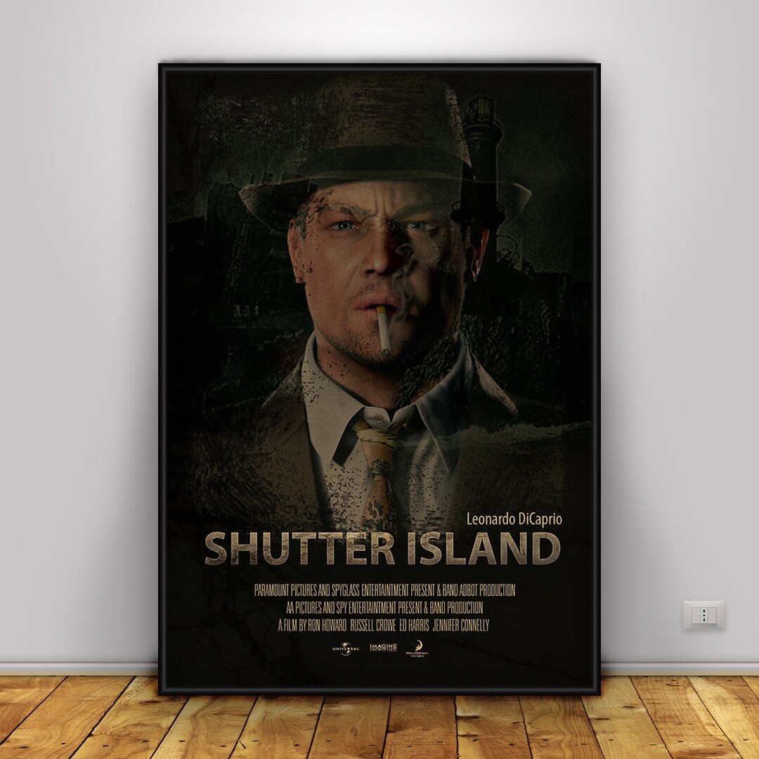 Shutter Island Poster Wall Art Wall Prints Home Decor Kraft Paper Print Gift Poster Movie Poster ...