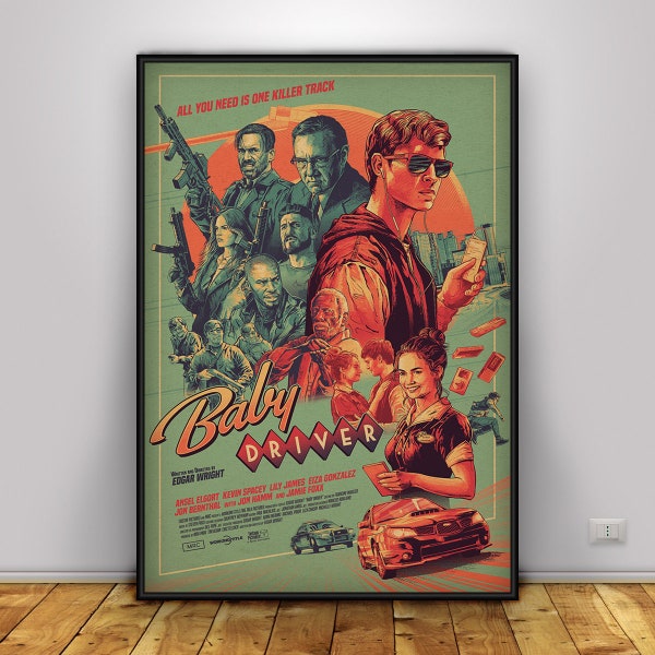 Baby Driver Poster - Etsy