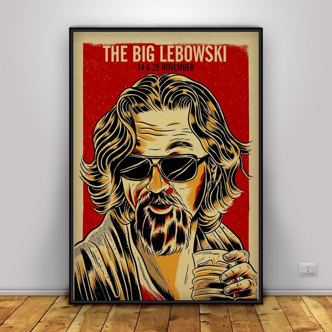 The Big Lebowski Poster Wall Art Wall Prints Home Decor Kraft Paper ...