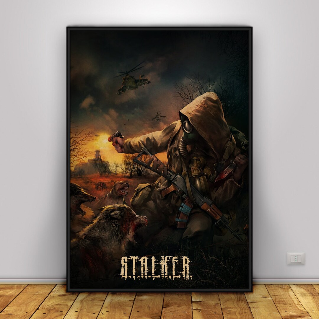 Stalker Game Poster Wall Art Wall Prints Home Decor Kraft Paper Print ...
