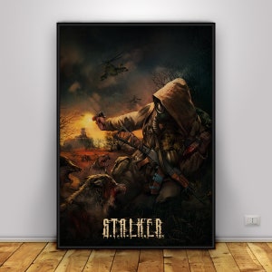 Stalker Game Poster Wall Art Wall Prints Home Decor Kraft Paper Print ...