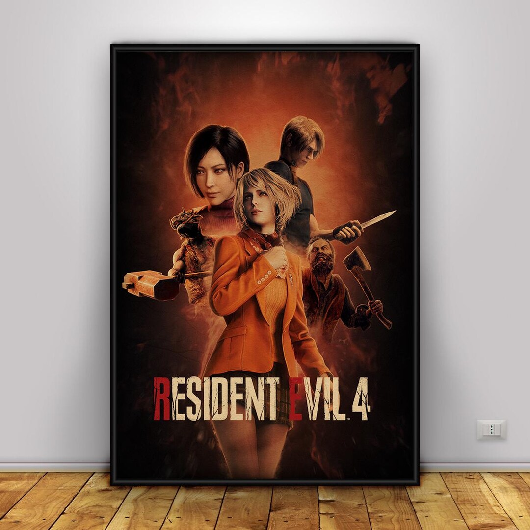 Resident Evil Game Poster Wall Art Wall Prints Home Decor Kraft Paper ...