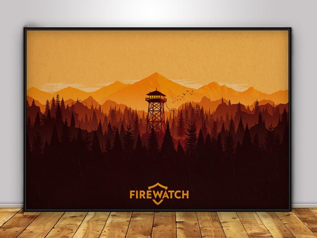 Firewatch Game Poster Wall Art Wall Prints Home Decor Kraft Paper Print ...