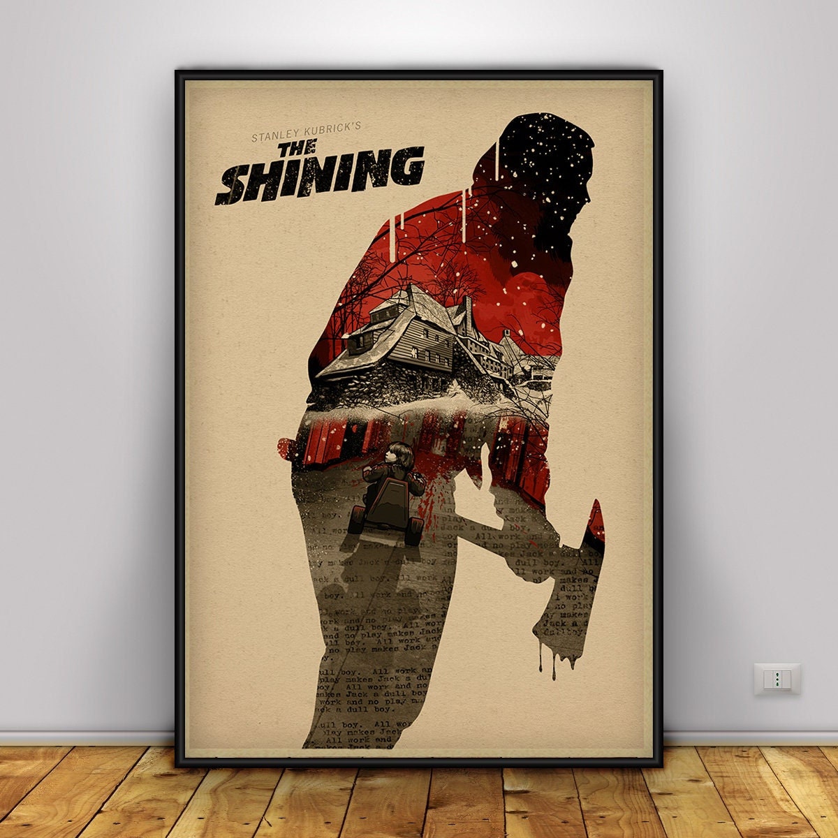 The Shining Poster Wall Art Wall Prints Home Decor Kraft Paper Print ...