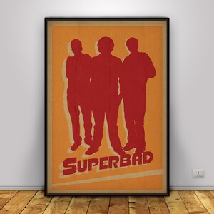 Superbad Poster Wall Art Wall Prints Home Decor Kraft Paper Print Gift ...