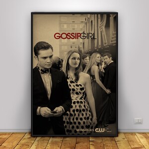 Gossip Girl Poster Wall Art Wall Prints Home Decor Kraft Paper Print ...