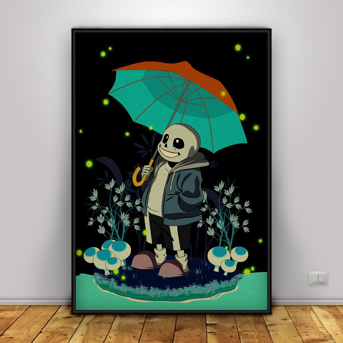 Undertale Game Poster Wall Art Wall Prints Home Decor Kraft Paper Print ...