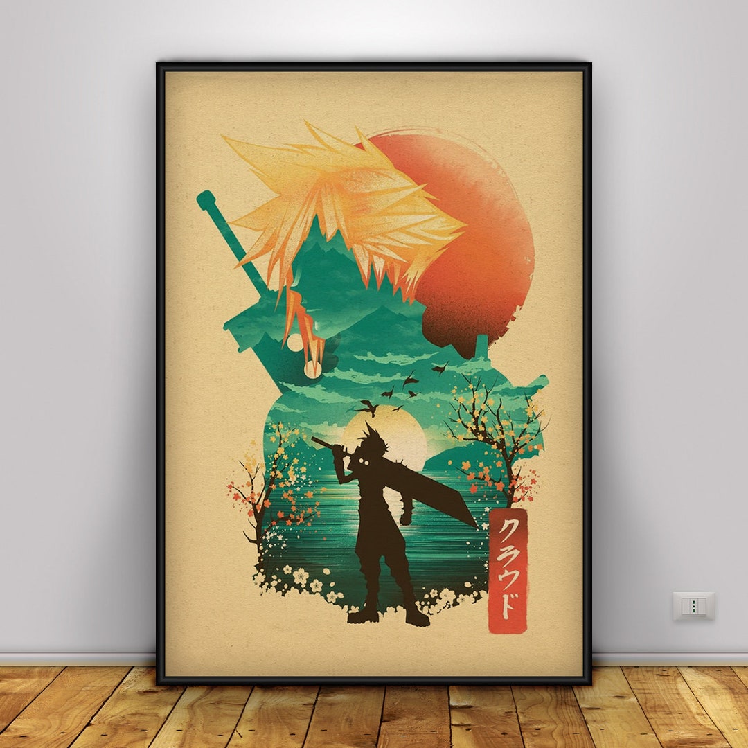Final Fantasy Game Poster Wall Art Wall Prints Home Decor Kraft Paper ...