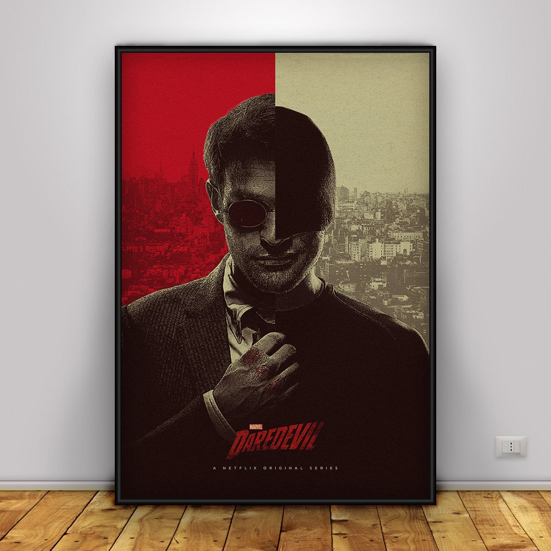 Daredevil Poster Wall Art Wall Prints Home Decor Kraft Paper Print Gift ...
