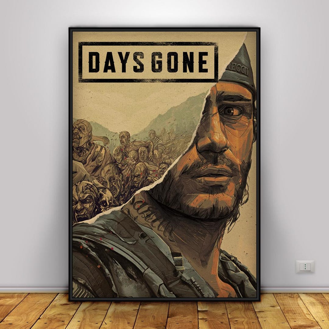 Days Gone Game Poster Wall Art Wall Prints Home Decor Kraft Paper Print ...