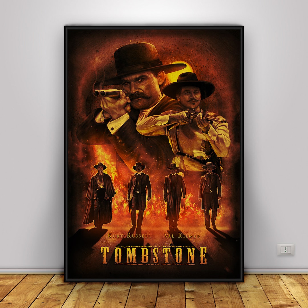 Tombstone Poster Wall Art Wall Prints Home Decor Kraft Paper Print Gift ...
