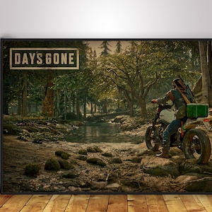 Days Gone Game Poster Wall Art Wall Prints Home Decor Kraft Paper Print ...