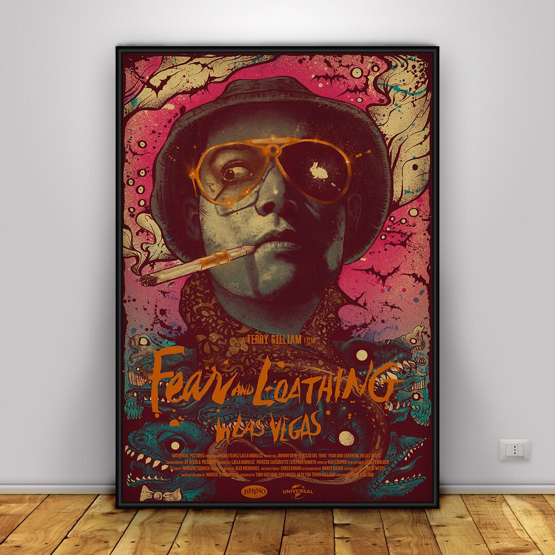 Fear and Loathing in Las Vegas Poster Wall Art Wall Prints Home Decor ...