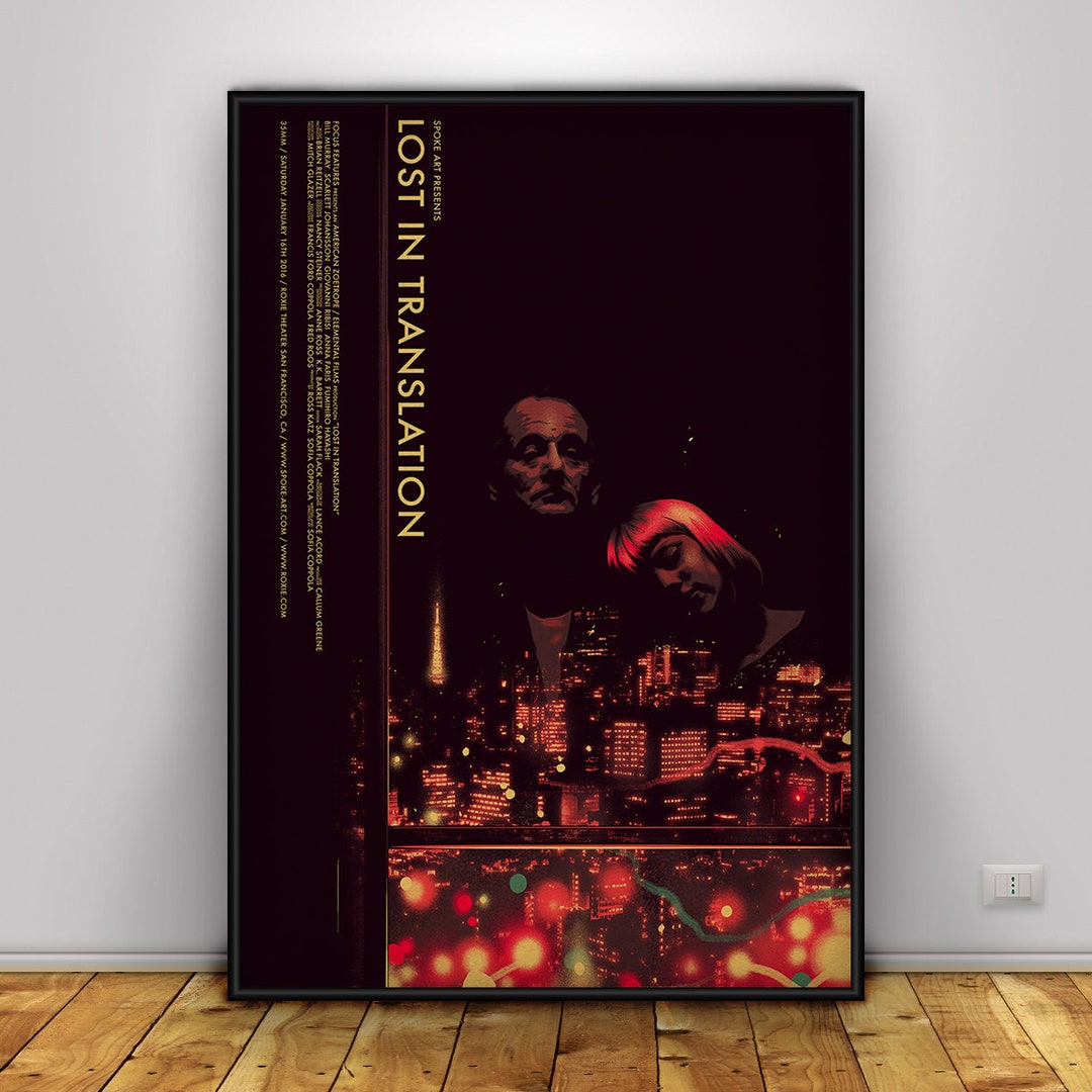 Lost in Translation Poster Wall Art Wall Prints Home Decor Kraft Paper ...